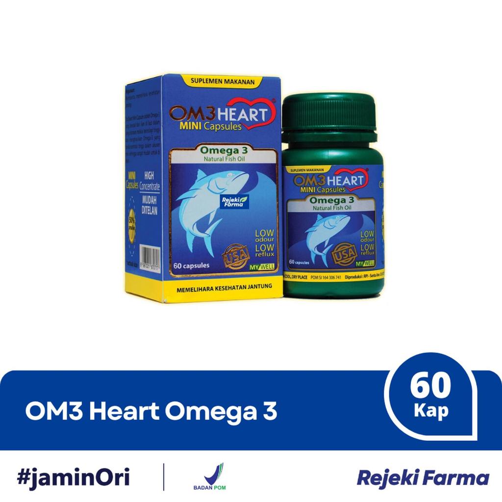 Jual MyWell OM3Heart 600 Omega 3 60 Kapsul - Om3 Heart Natural Fish Oil ...