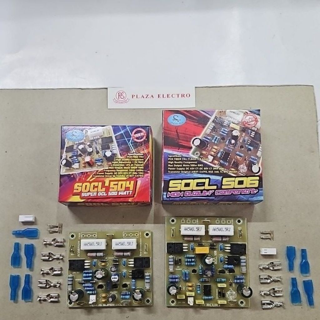 Jual KIT DRIVER SOCL 504 / 506 SUPER OCL 500W WATT PCB FIBER FR4 ...