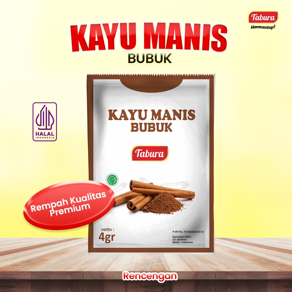 Jual Kayu Manis Bubuk 12pcs | Kayumanis Bubuk Tabura 4g (RENCENGAN ...
