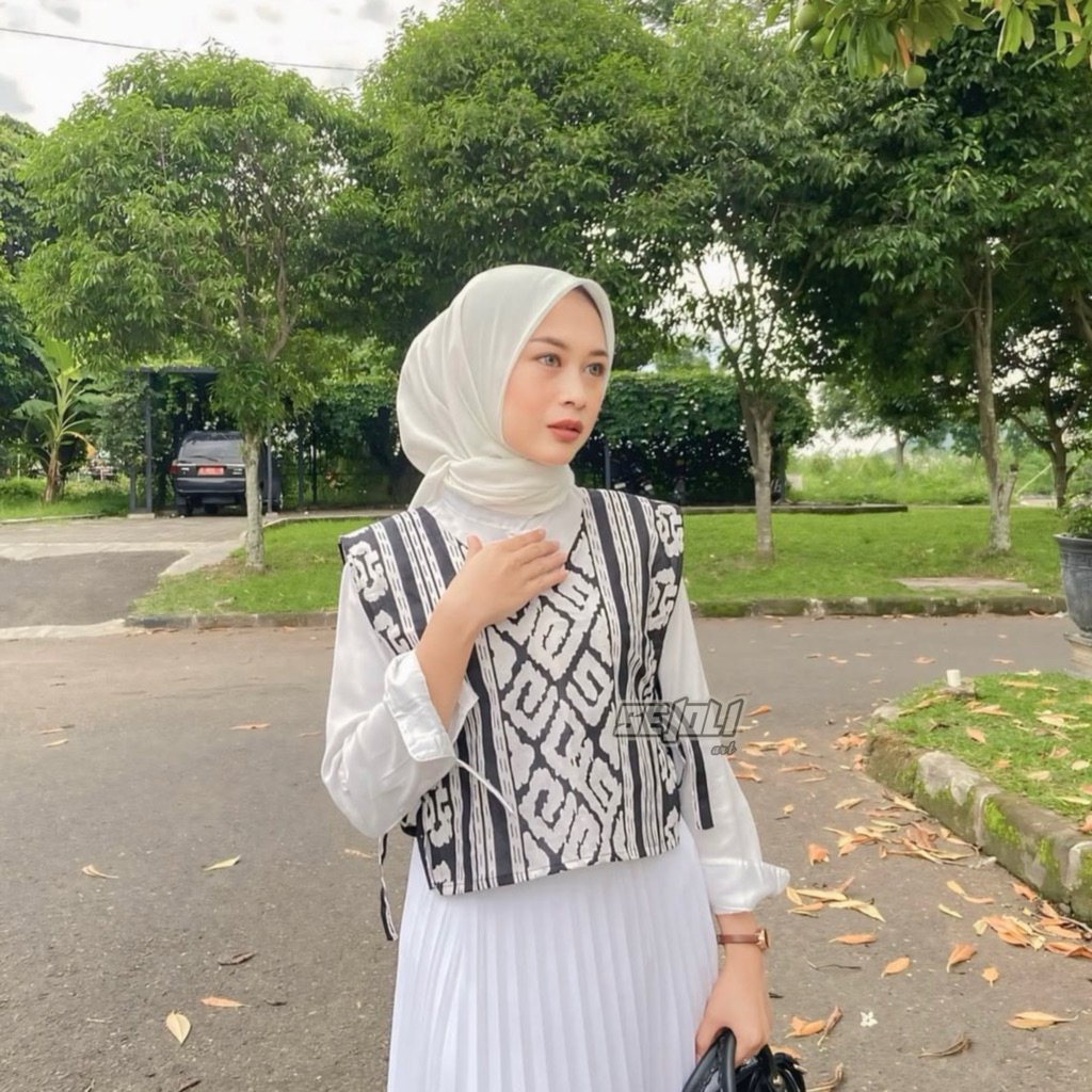 Jual VEST BATIK PREMIUM ROMPI BATIK OUTER ATASAN BATIK OUTFIT KANTOR ...