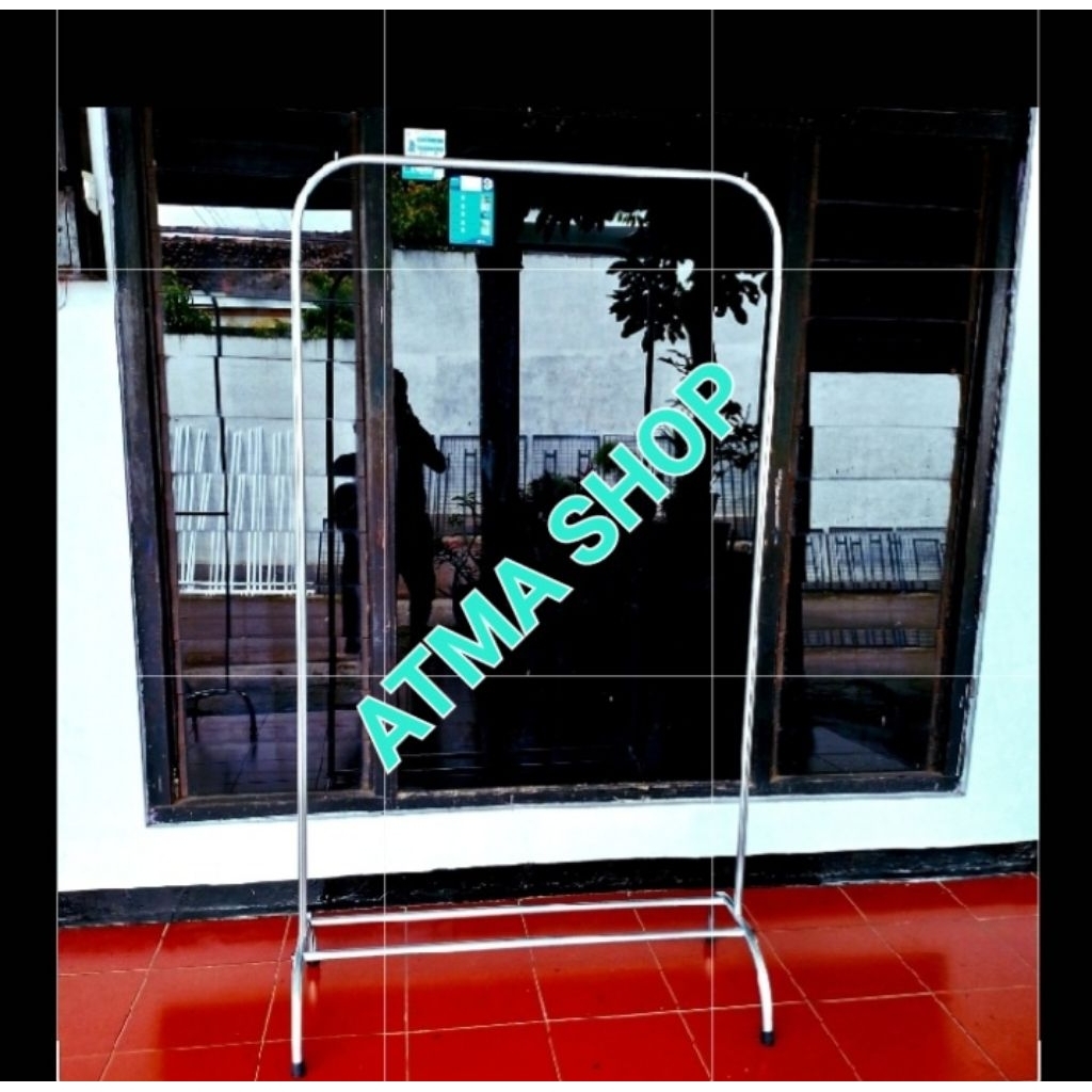 Jual Gawang Baju Besi Minimalis Full Coating Display Fashion Baju WARNA ...
