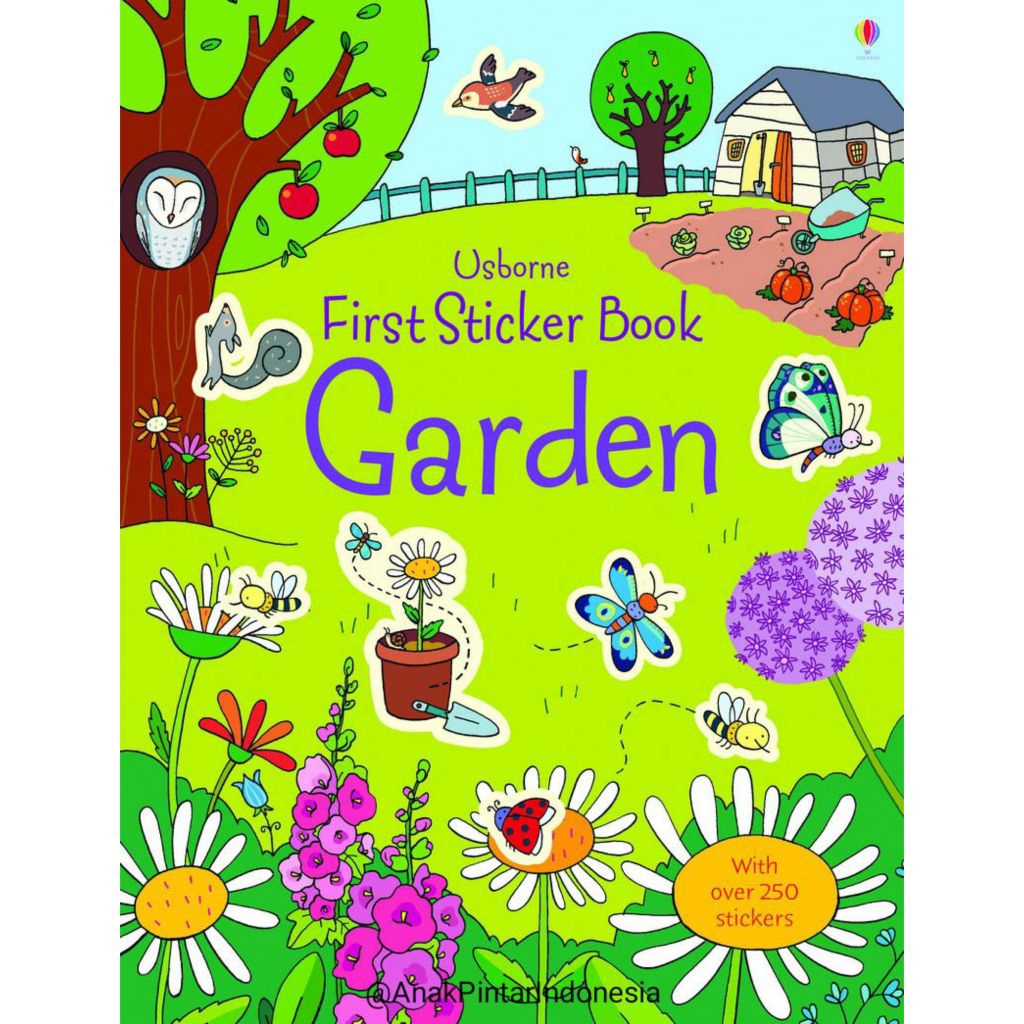 Jual USBORNE FIRST STICKER BOOK GARDEN ( A4-020 ) | Shopee Indonesia