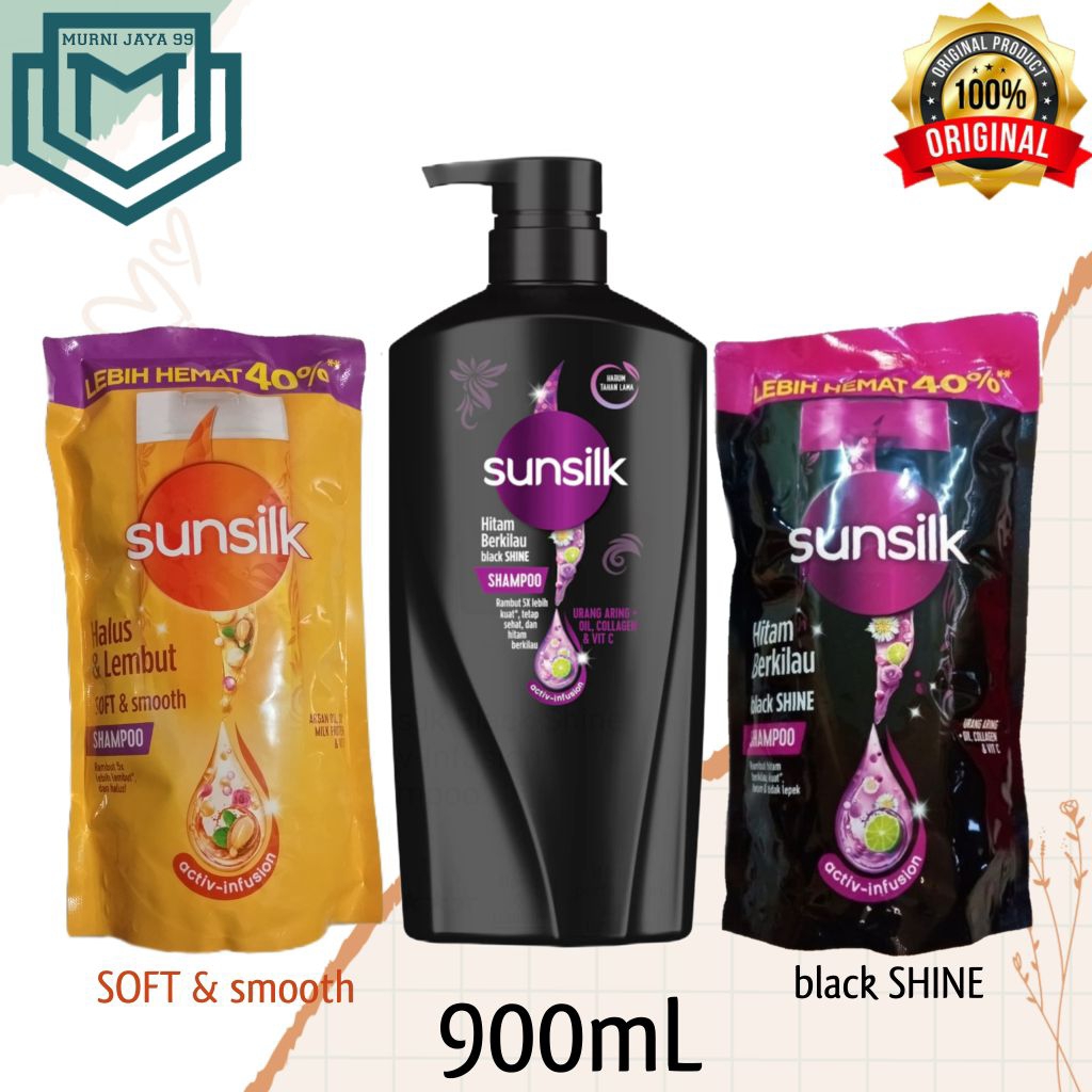 Jual SHAMPO SUNSILK BOTOL 900ML / REFILL 900ML | Shopee Indonesia