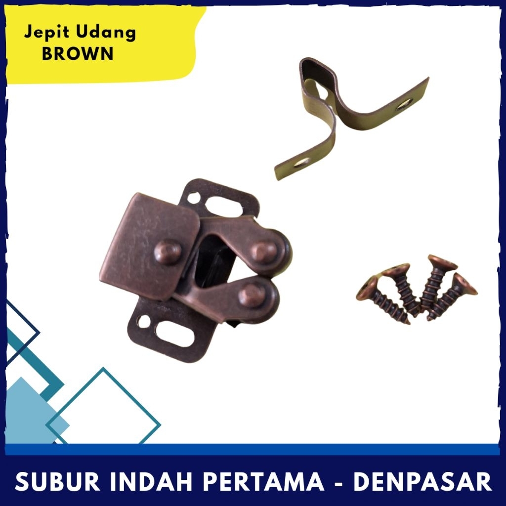 Jual Jepit Udang | Capit Udang | Silver | Antik Coklat | Antik Brown ...