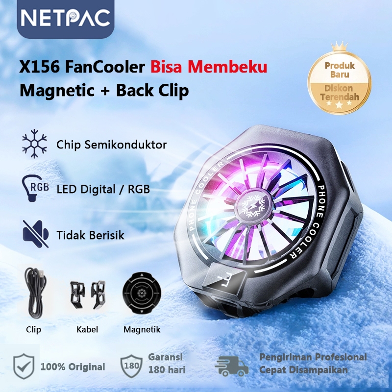 Jual NETPAC Funcooler Magnetic Fan Cooler Hp Radiator Pendingin HP ...