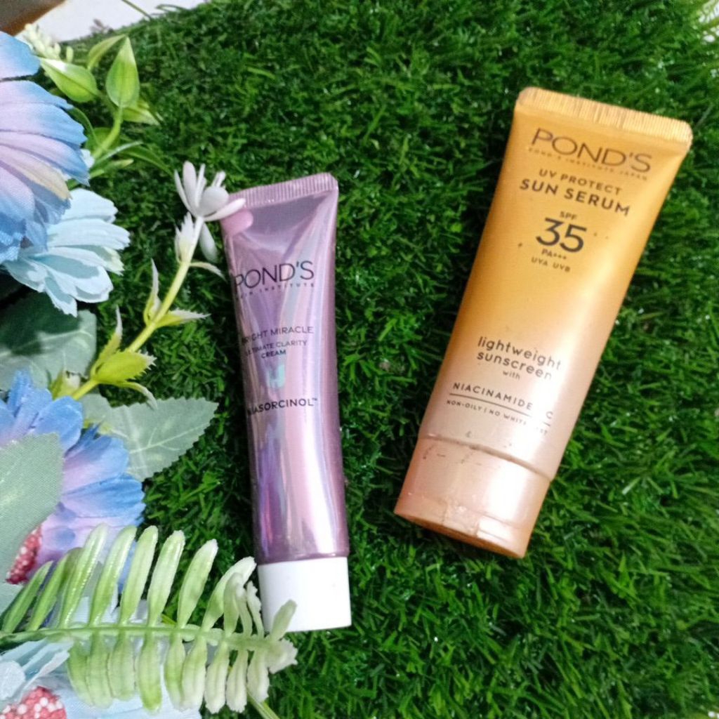 Jual pond's sunscreen/bright miracle 20/30g | Shopee Indonesia