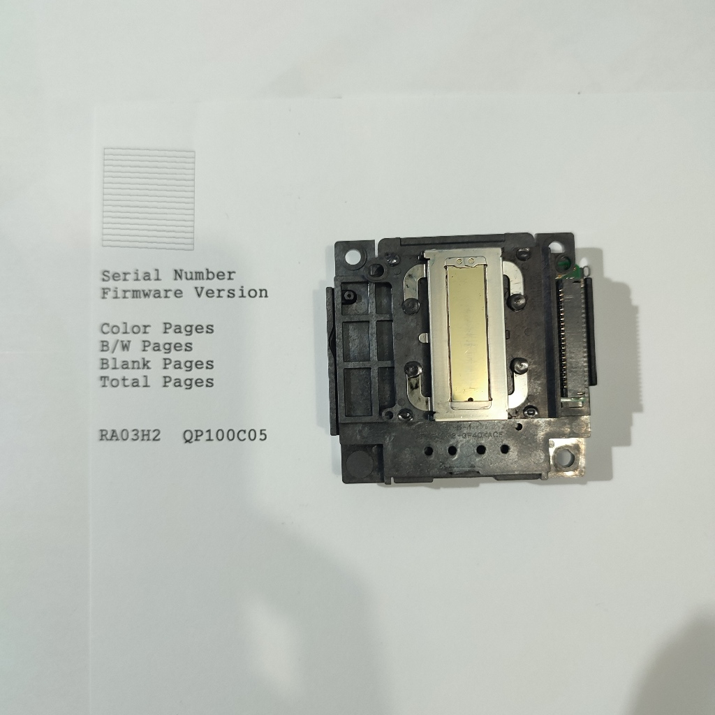 Jual Print Head "Black Only" Epson L110 L120 L210 L220 L300 L310 L350 ...