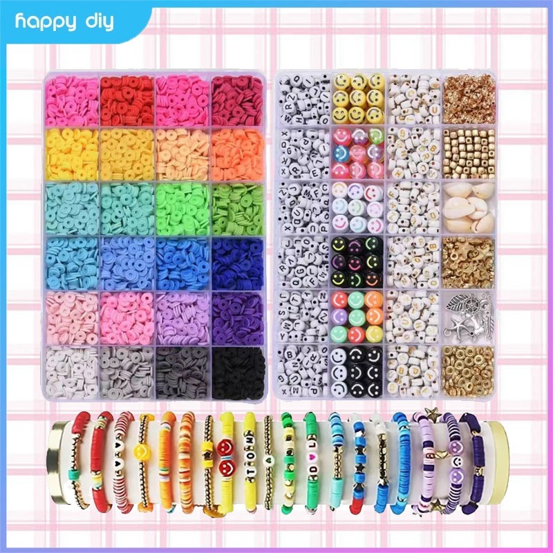Jual HAPPY DIY Beads - Set Manik Manik Lengkap dan Tali - Gelang Manik ...