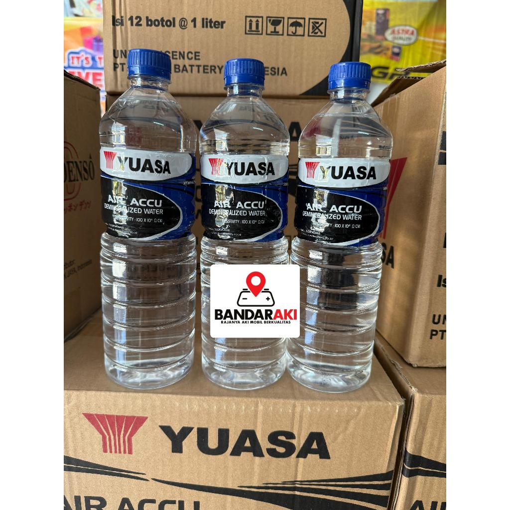 Jual Air aki / air accu yuasa warna biru jaminan 100% Original Yuasa ...