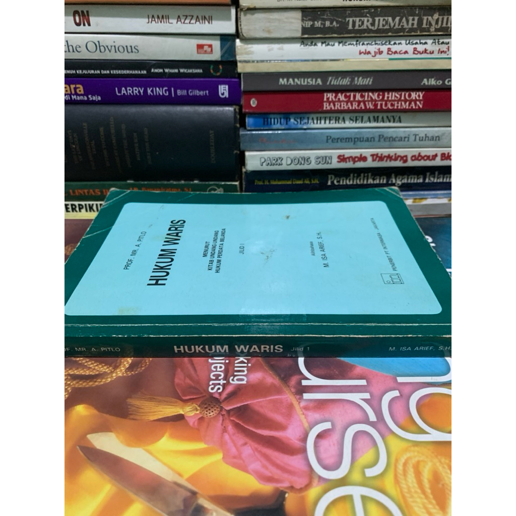 Jual Hukum waris menurut undang undang hukum perdata belanda jilid 1 by ...