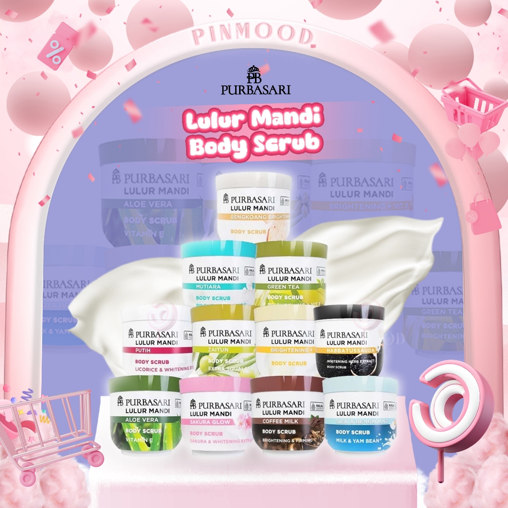 Jual PURBASARI - LULUR MANDI BODY SCRUB ( 100 | 200 g ) - Lulur Badan ...