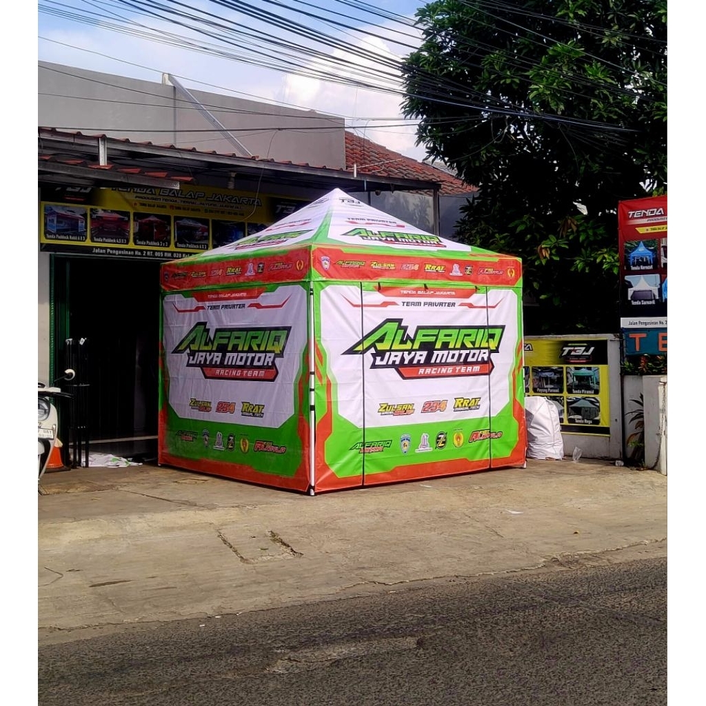 Jual Tenda Paddock Balap Ukuran 3mtr X 3mtr Full Printing ( PREMIUM ...