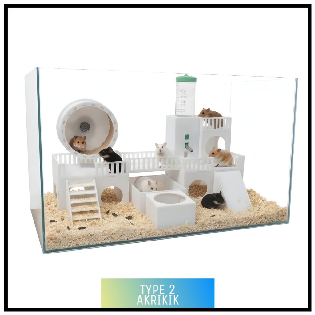 Jual MAINAN HAMSTER FULLSET AKRILIK SET LENGKAP BESAR 2MM | Shopee ...