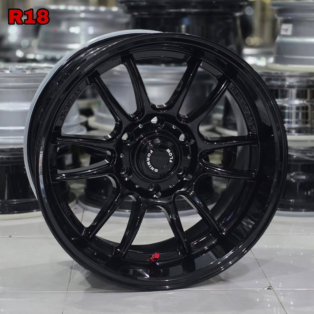 Jual velg mobil r18 lebar 9 GAZE FLOW FORMING velg racing ring 18 ...