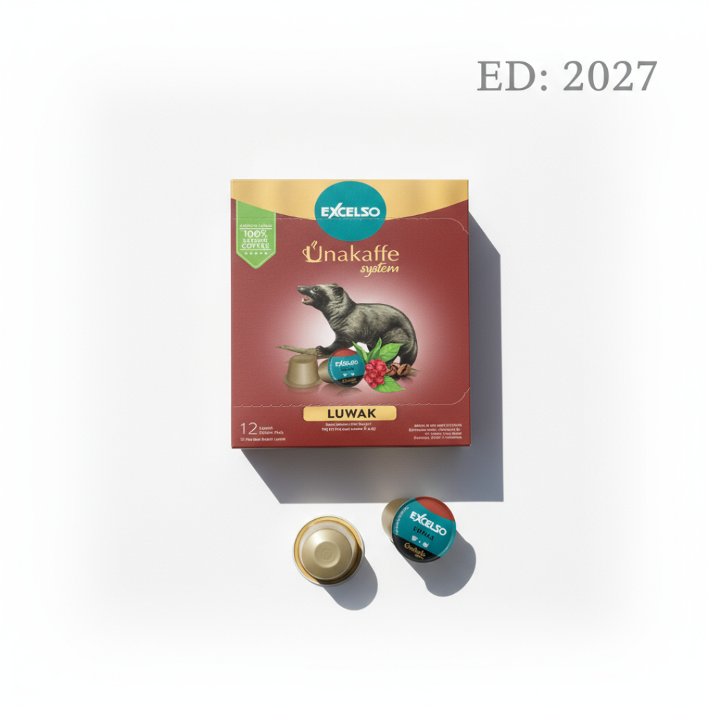 Jual Excelso Capsule Unakaffe System Kopi Kapsul Luwak 12 Capsule ...