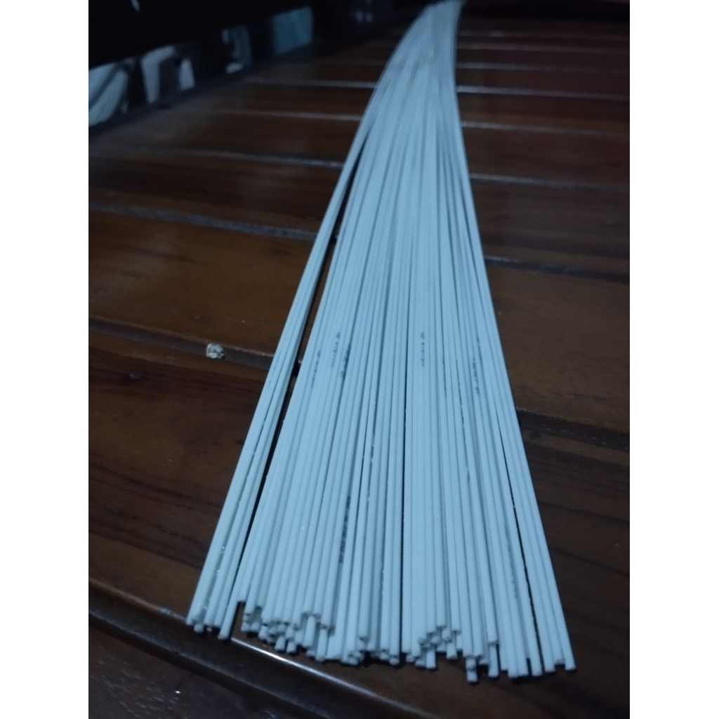 Jual Ruji fiber warna putih ukuran 1.5 MM panjang 1 Meter, untuk ...