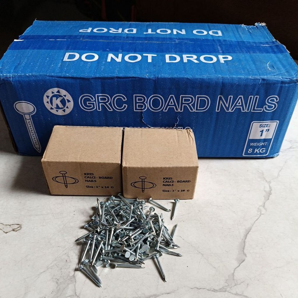 Jual 1KARTON (20 kotak) Paku grc 1 inchi paku triplex papan grc board ...