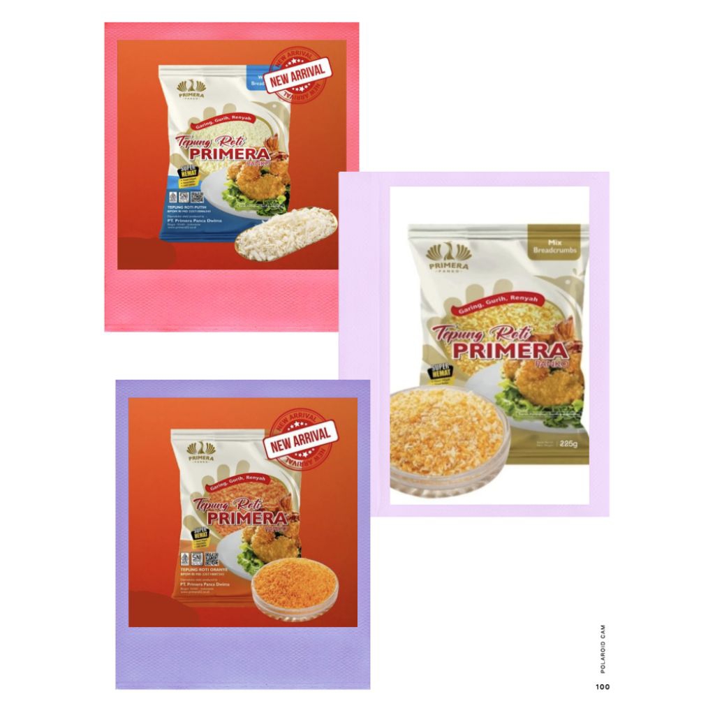 Jual PRIMERA PANKO TEPUNG ROTI / BREADCRUMBS / TEPUNG PANIR 225Gr ...