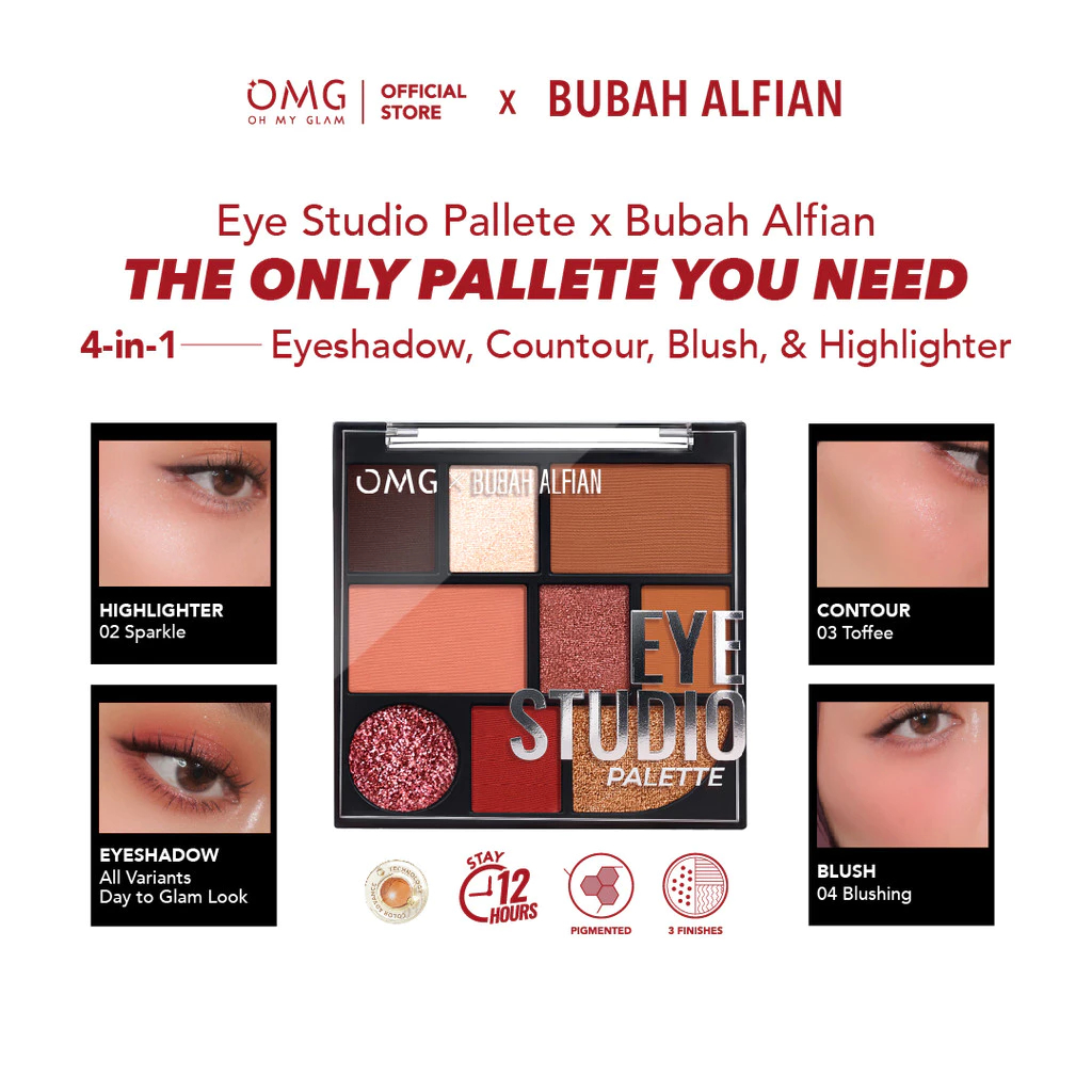 Jual MFI - Paket OMG OH MY GLAM Bubah Alfian Pick's - Eye Palette ...