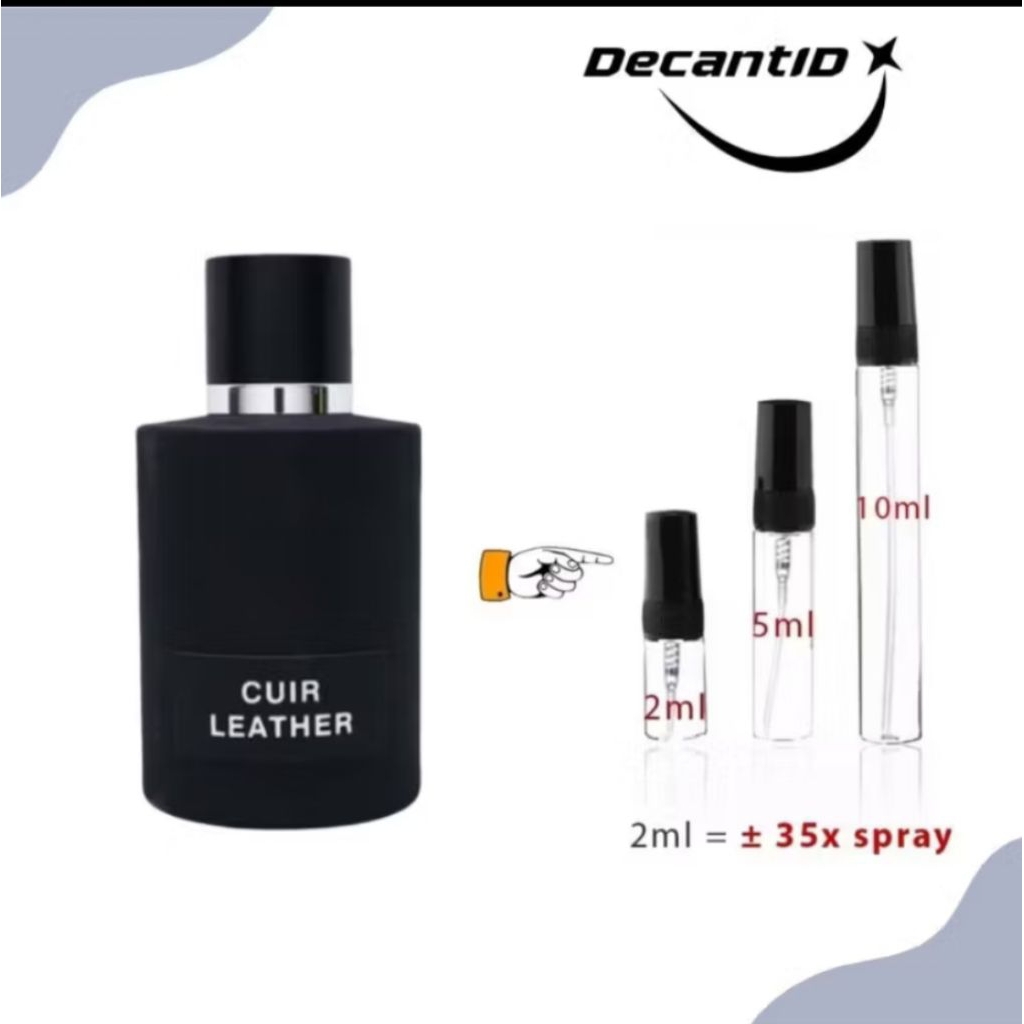 Jual Decant Parfum Fragrance World Cuir Leather 2ml 5ml 10ml | Shopee ...
