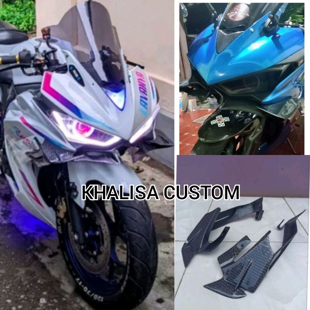 Jual Aero Winglet model BMW FOR Yamaha R25 v1 | Shopee Indonesia