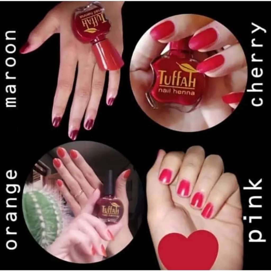 Jual Tuffah Nail Henna (Henna Halal, aman, sah untuk wudhu dan shalat ...