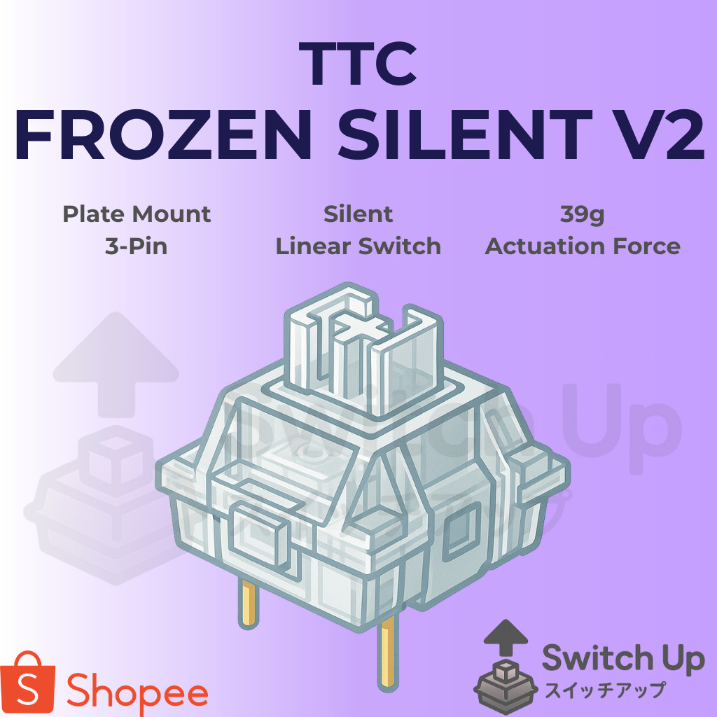 Jual TTC FROZEN SILENT V2 - KEYBOARD SWITCH - 3 PIN - 39G - SILENT ...