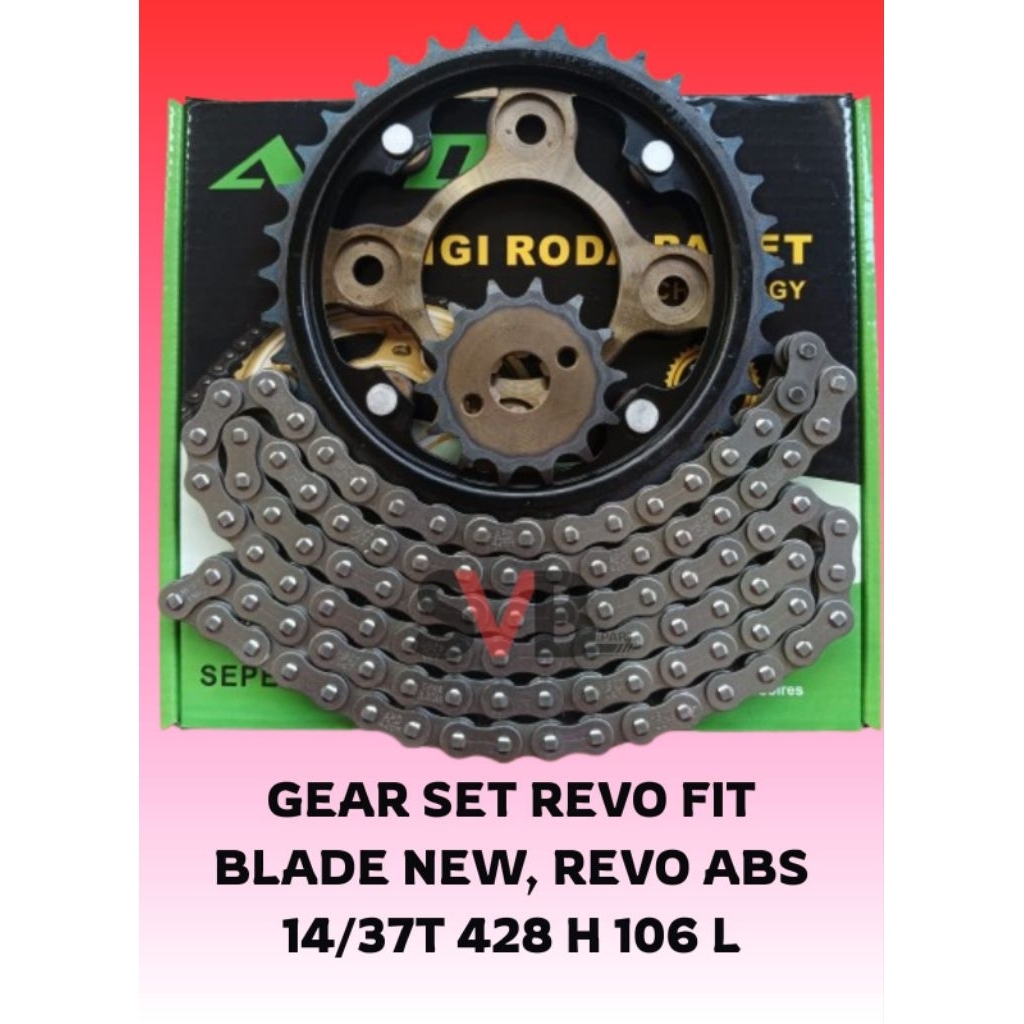 Jual GEAR SET/GEAR PAKET/GIGI TARIK REVO FIT/BLADE NEW/REVO ABS ...