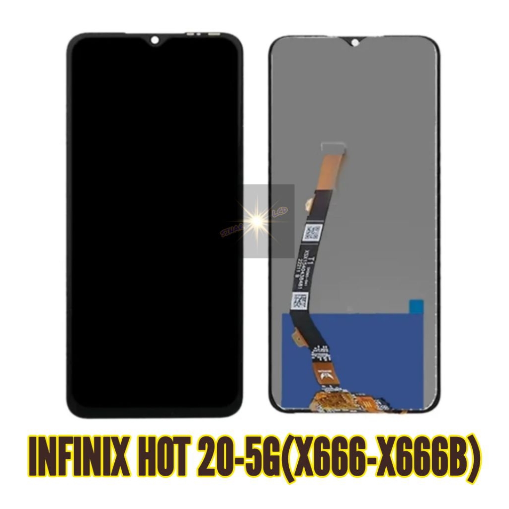 Jual Lcd+touchscreen INFINIX HOT 20-5G (X666-X666B) competible Original ...