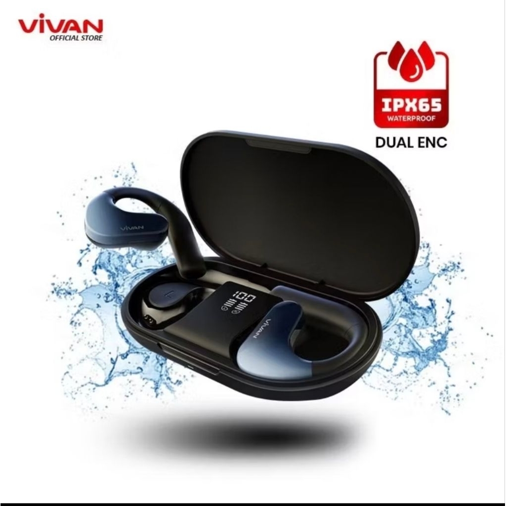 Jual Vivan Sport X Open Ear Air OWS Bluetooth Earbuds 5.3 IPX65 ...