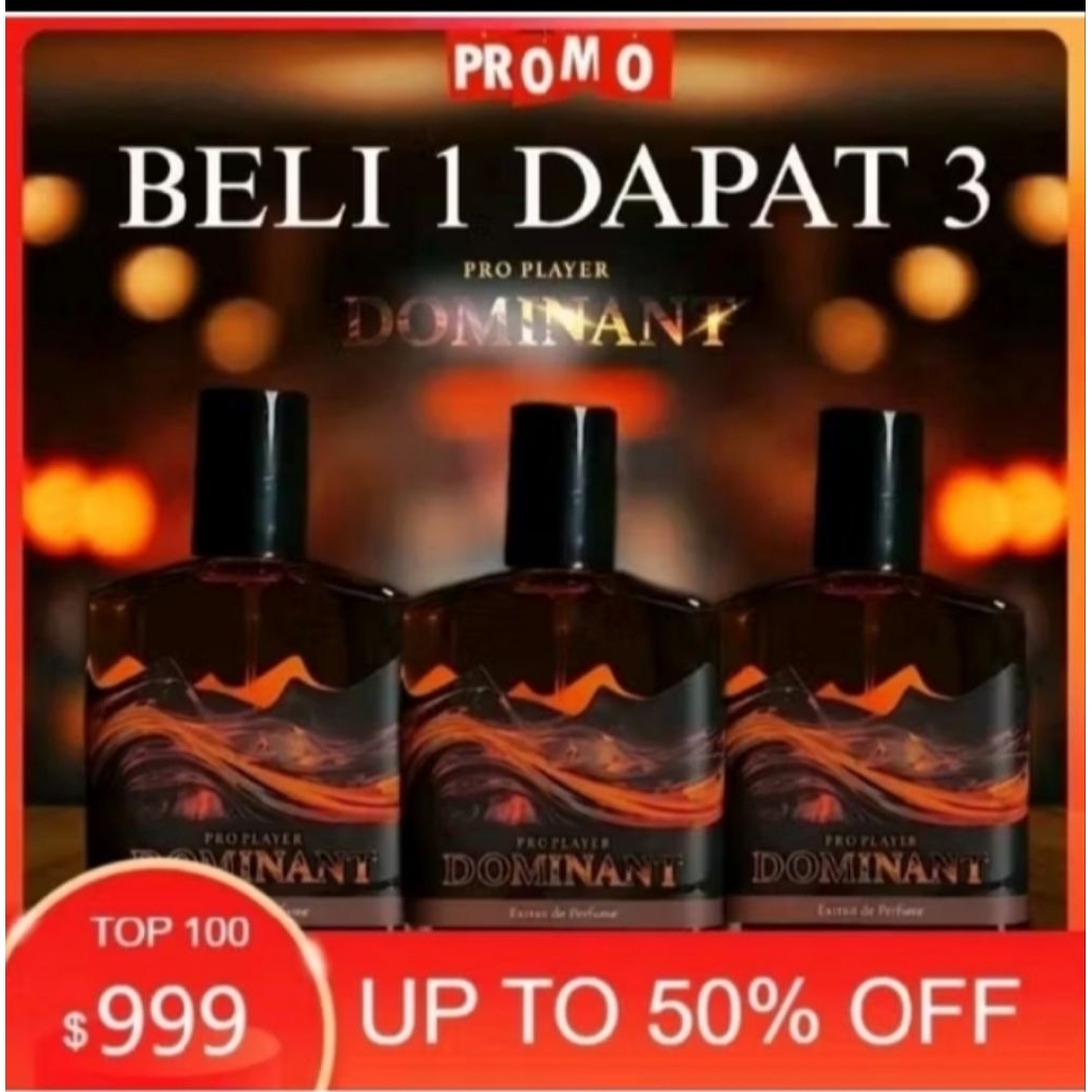 Jual ( DAPAT 3 BOTOL ) Parfum Pro Player Dominant 30ml Parfum Pemikat ...