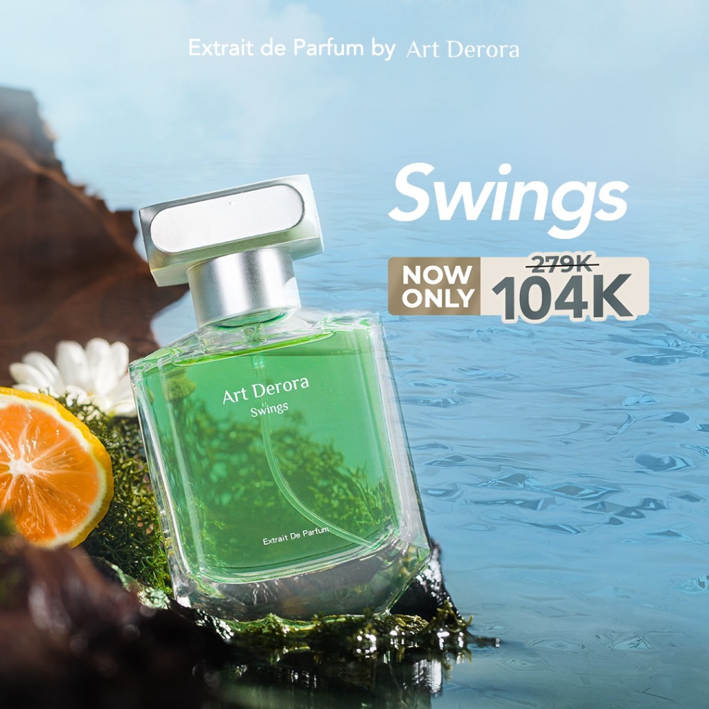 Jual Art Derora Extrait De Parfum EDP - SWINGS Aquatic Wood Tone ...
