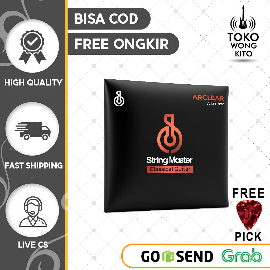 Jual Senar Gitar Klasik Nylon String Master Airon Series Silver Plated ...
