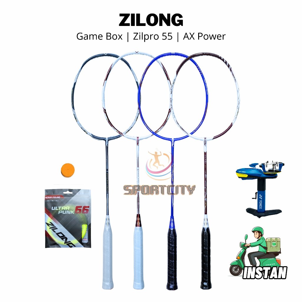 Jual Raket Badminton ZILONG ZILPRO AX POWER GAMEBOX 2023 TAIJI Original ...