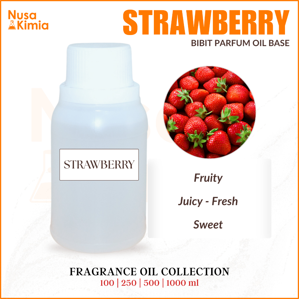 Jual Bibit Parfum Strawberry - Fragrance Oil untuk Parfum, Candle ...