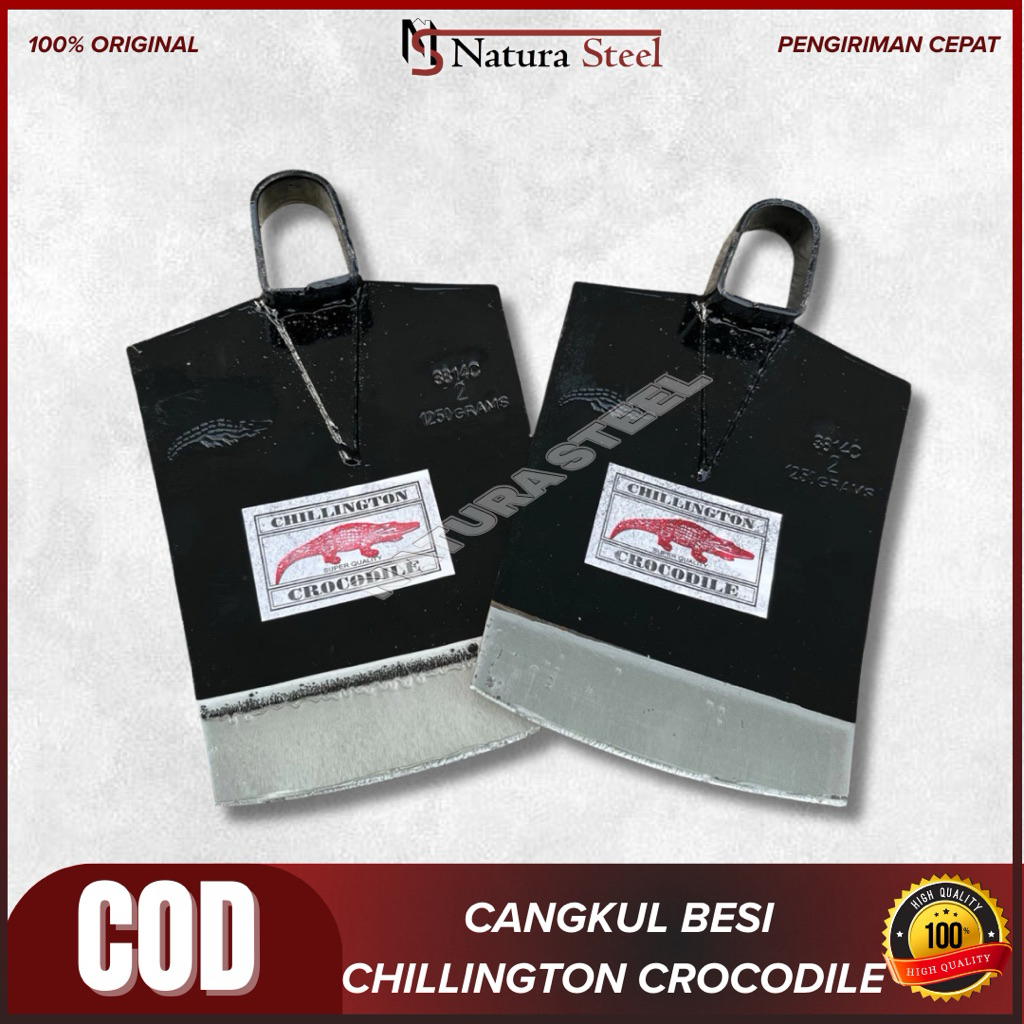 Jual Cangkul Besi Chillington Crocodile Asli 2mm dan 3mmTebal Super ...