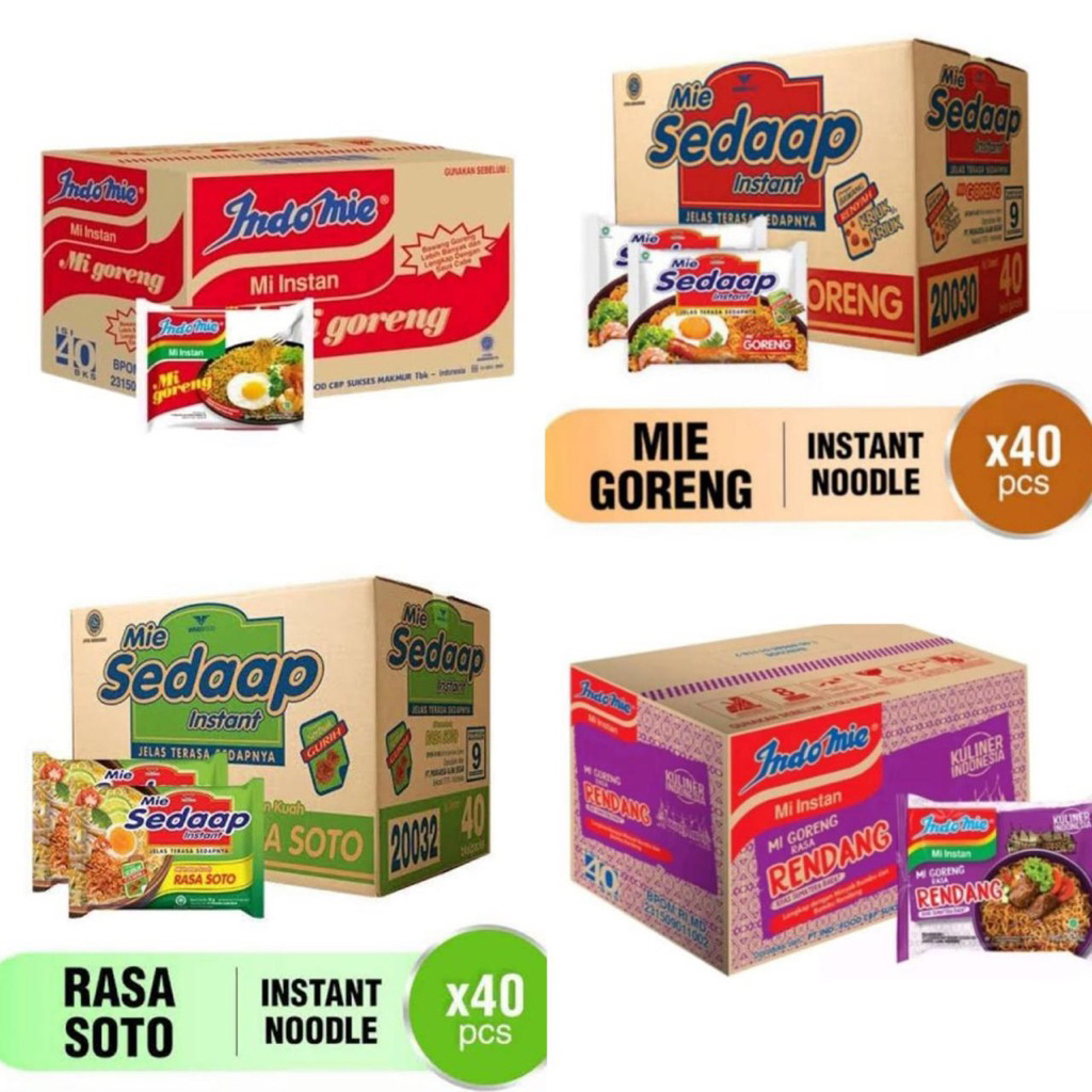 Jual Mie instan kartonan packing lapis plastik | Shopee Indonesia