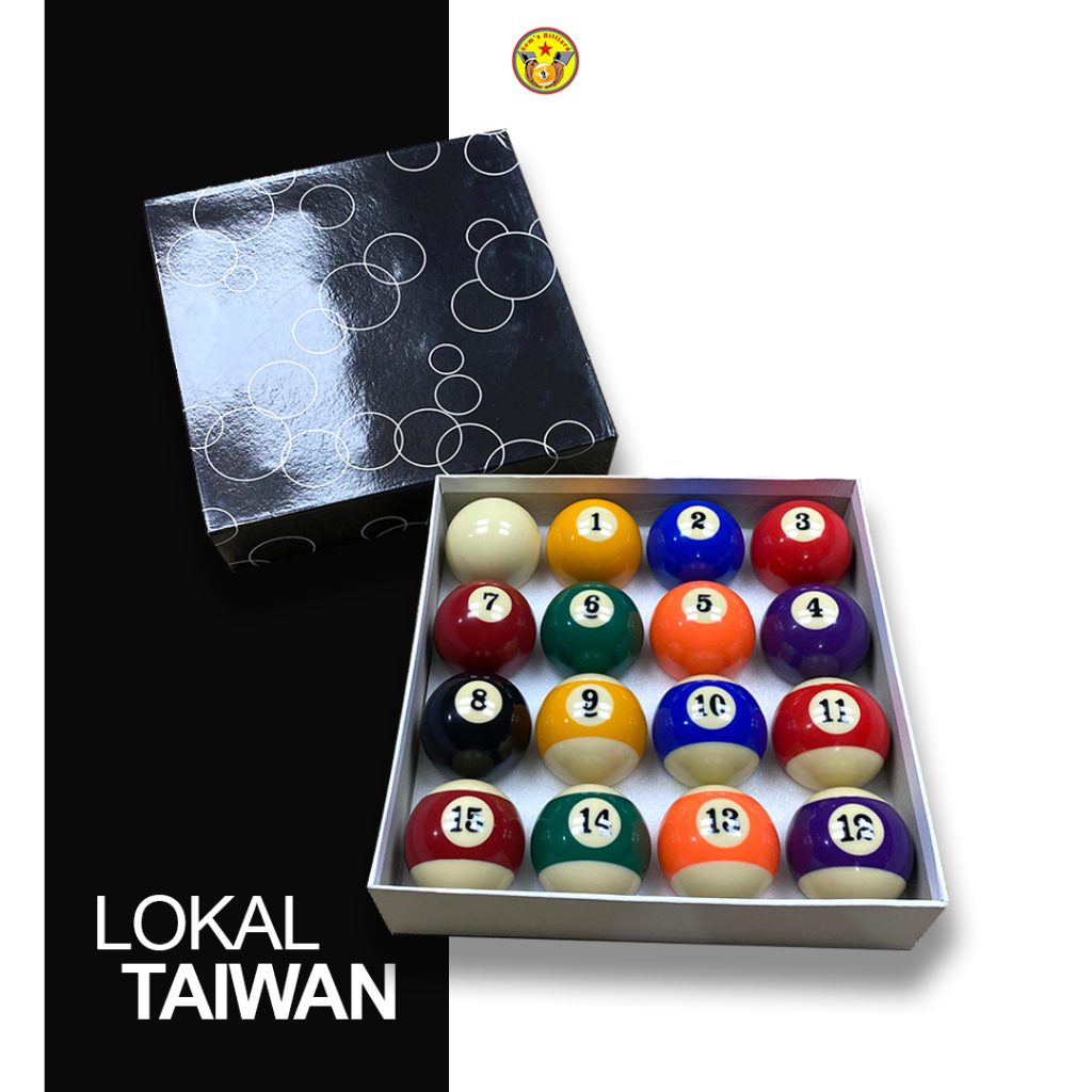 Jual Bola Billiard Taiwan Besar - Bola Billiard - Billiard Ball ...