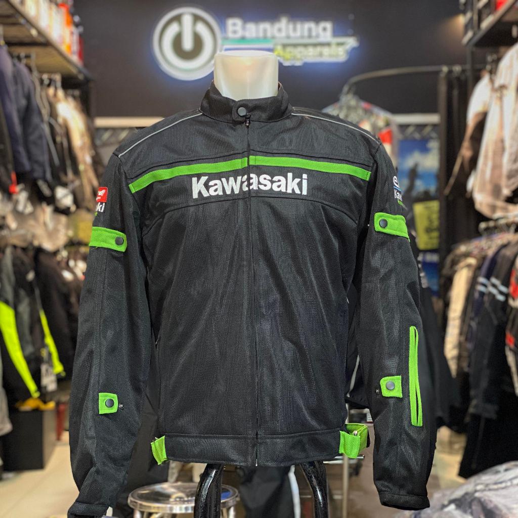 Jual Jaket Motor Kawasaki Elf Racing Mesh Jacket touring Ninja ...