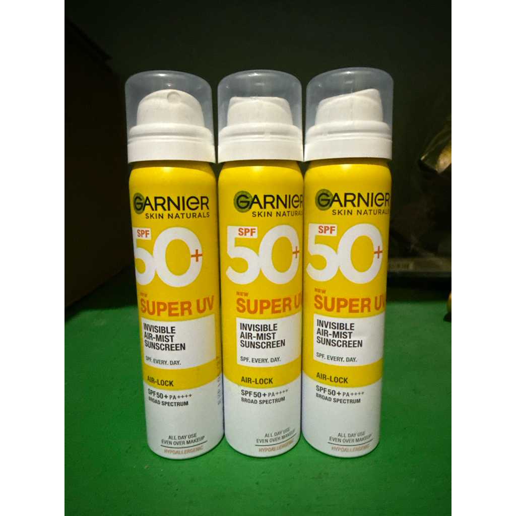Jual Garnier sunscreen super UV invisble air - mist sunscreen 75ml ...