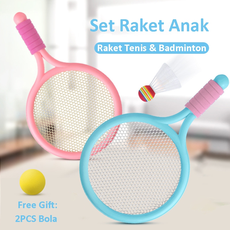 Jual Set Raket Anak / Raket Tenis & Badminton & Pingpong / Alat ...