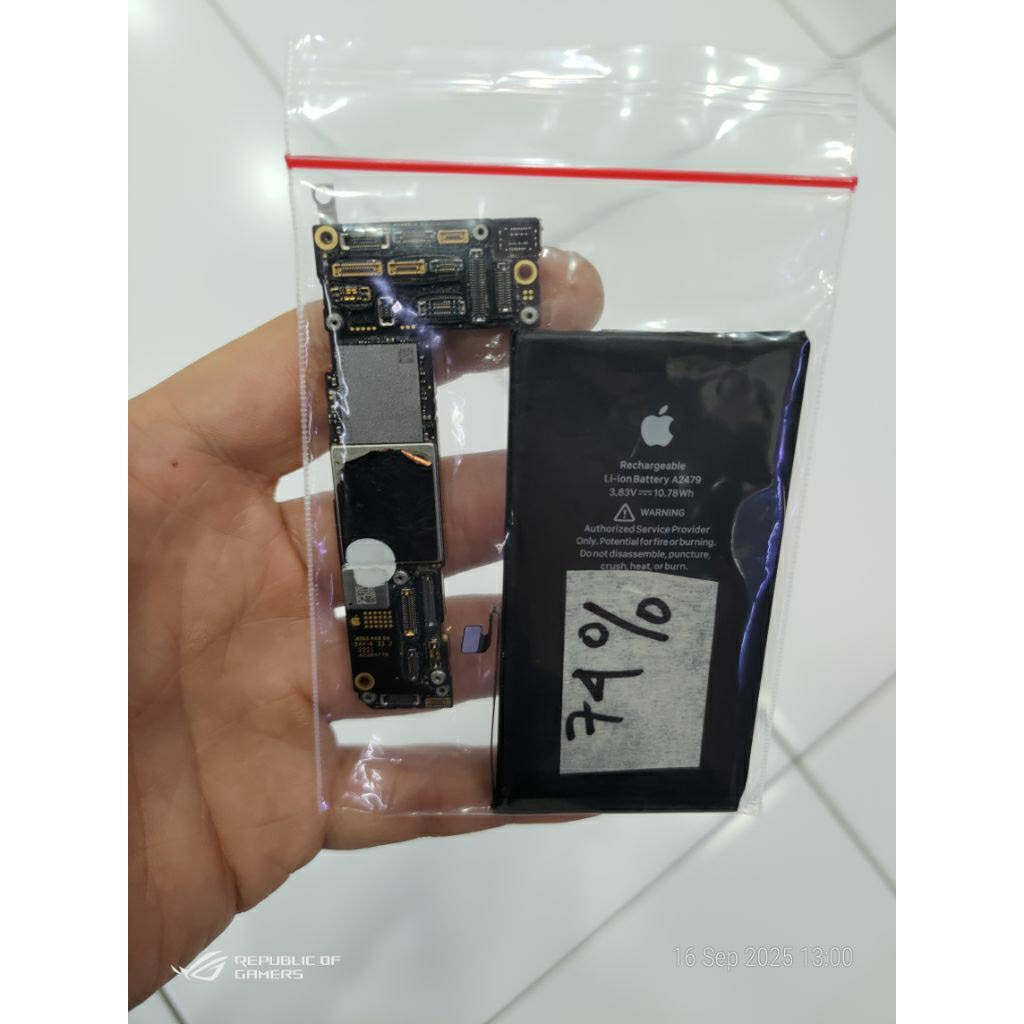 Jual mainboard non face id IP 12 pro + baterai cabutan / copotan ibox ...