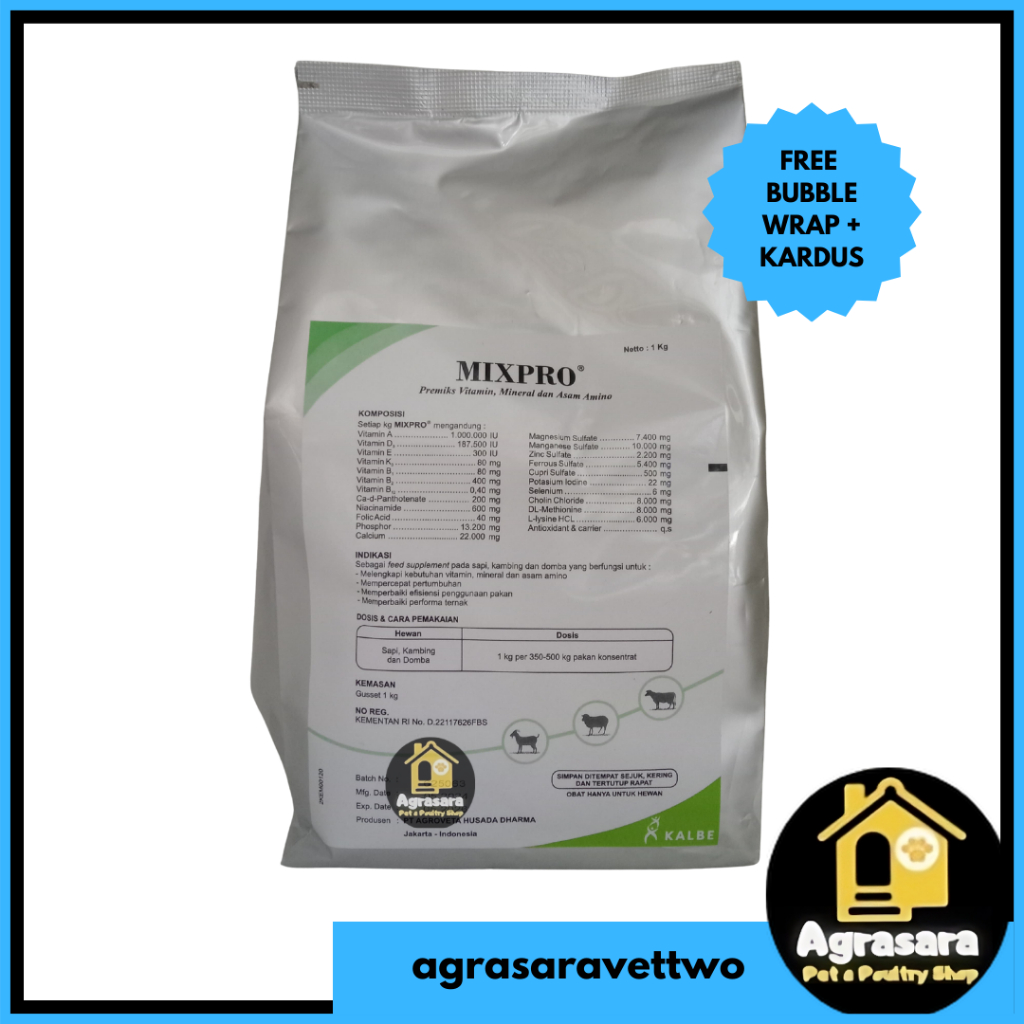 Jual Premix MIXPRO 1 KG - Premix MIX PRO premix prebiotik penggemuk ...