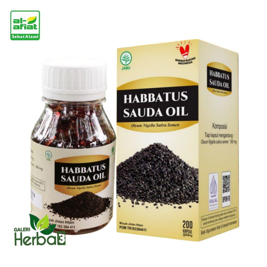 Jual Habbatussauda Oil Al Afiat Kapsul - Memelihara daya tahan tubuh ...