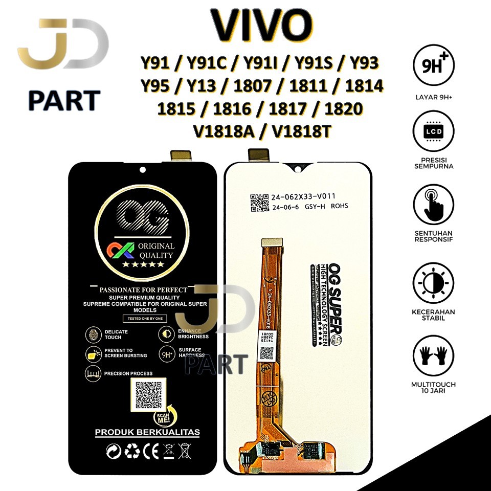 Jual LCD TOUCHSCREEN VIVO Y91 / Y91C / Y91I / Y91S / Y93 / Y95 / Y13 ...