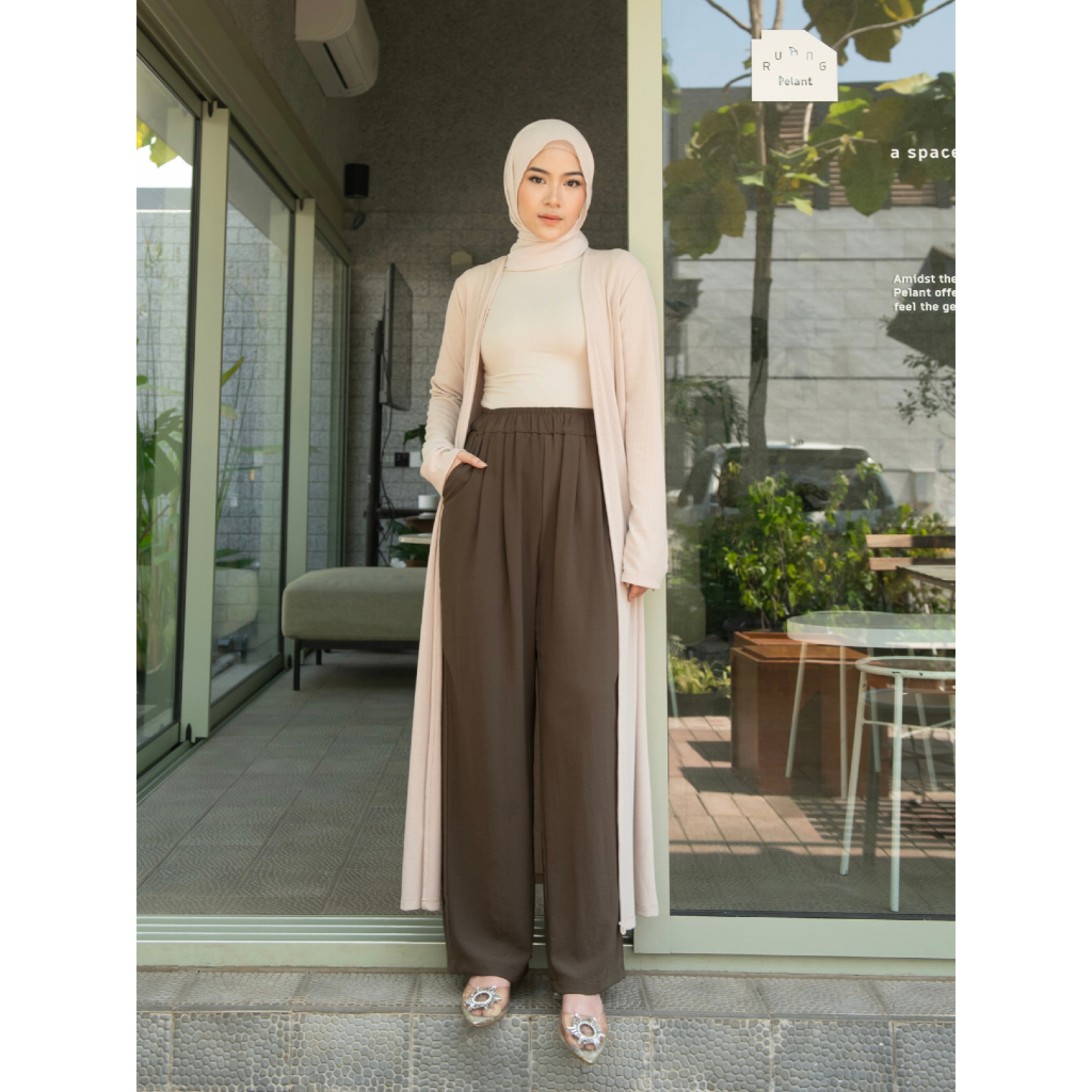 Jual Diana Restu - Tisha Pants | Celana Loose Straight Wanita | Shopee Indonesia