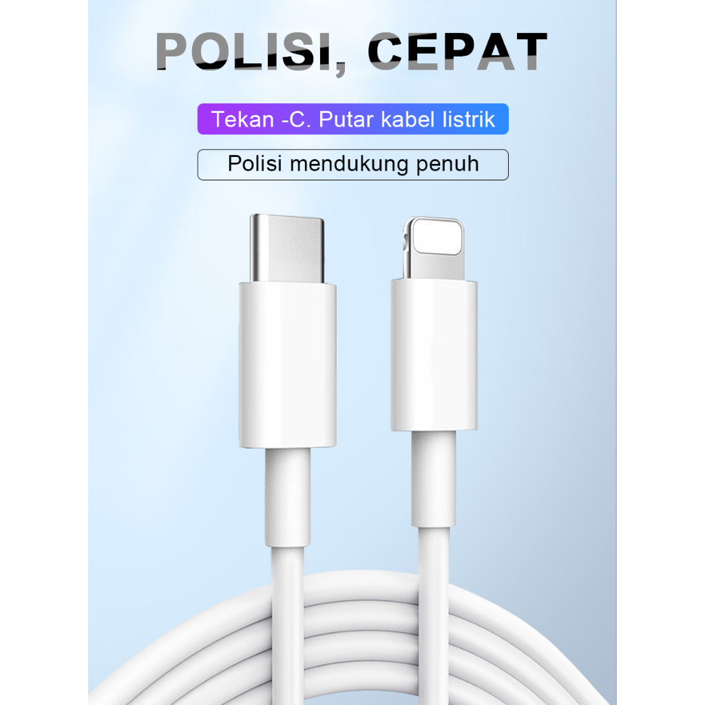 Jual Bestool Kabel Data iphone fast charging PD 20W Type C To Lightning ...