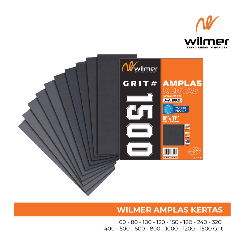 Jual WILMER Amplas Kertas 9x11 - Amplas Kertas Lembaran - Amplas Poles ...