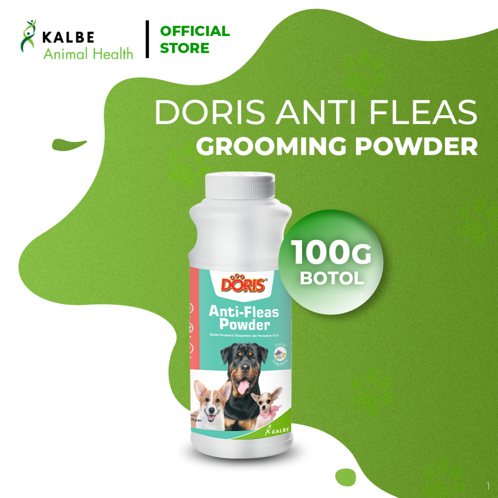 Jual Doris Anti Fleas 100 gr Botol - Bedak Grooming Anjing | Shopee ...