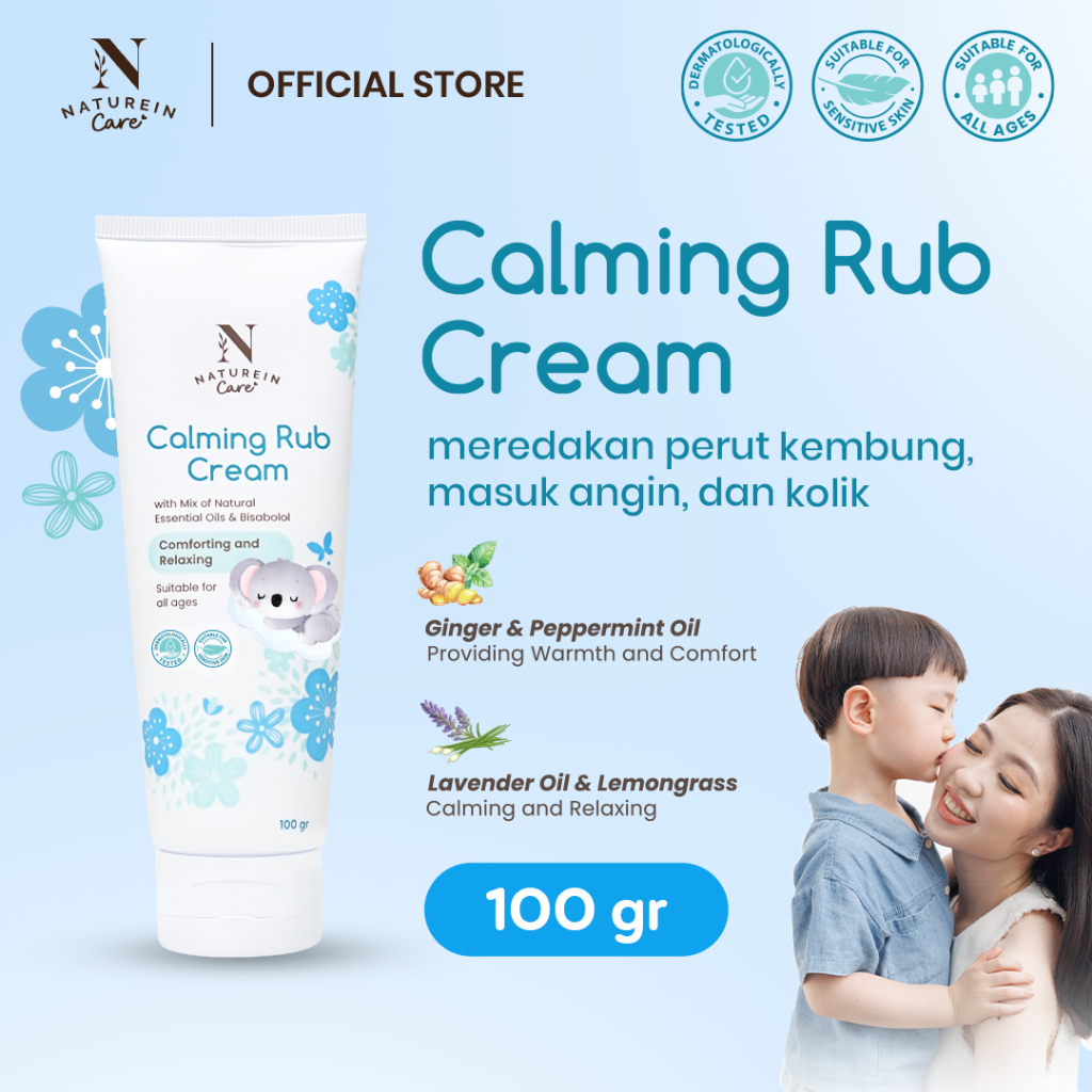 Jual CALMING RUB CREAM 100 G by Naturein Care | Krim Penghangat Bayi ...